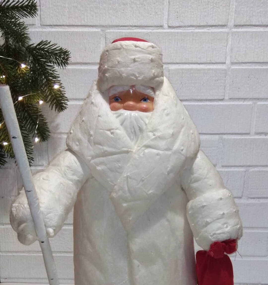 Vintage Soviet Ded Moroz, Father Frost, Vintage Soviet Santa Claus, Old ...