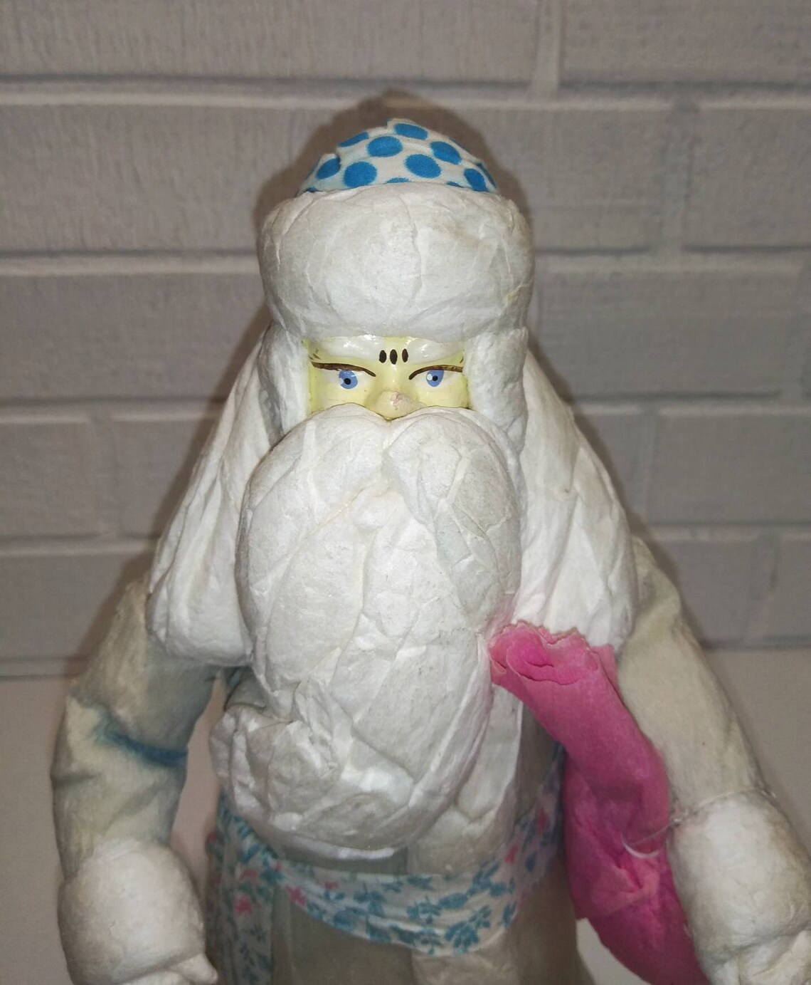 Vintage Soviet Santa Claus Est.1984, Old Christmas Russian Ded Moroz ...