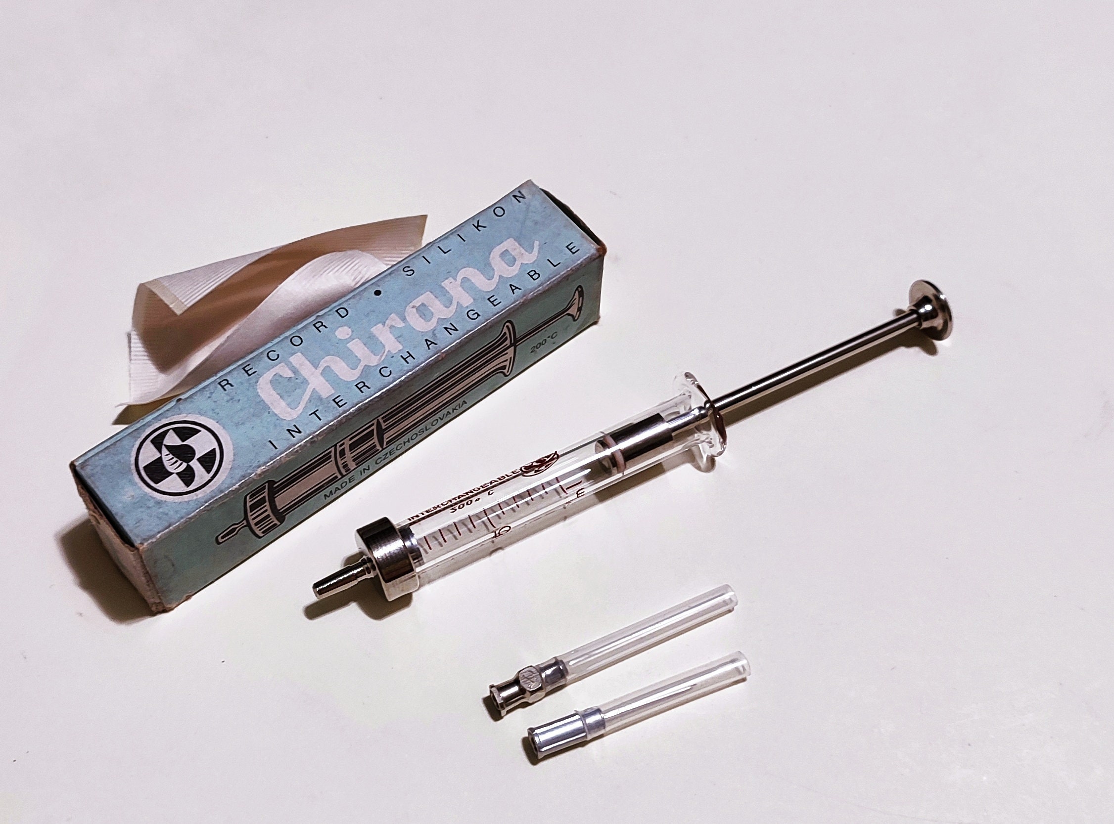 Medical Glass Syringe, Vintage Medical Tools, Medical Instrument ...