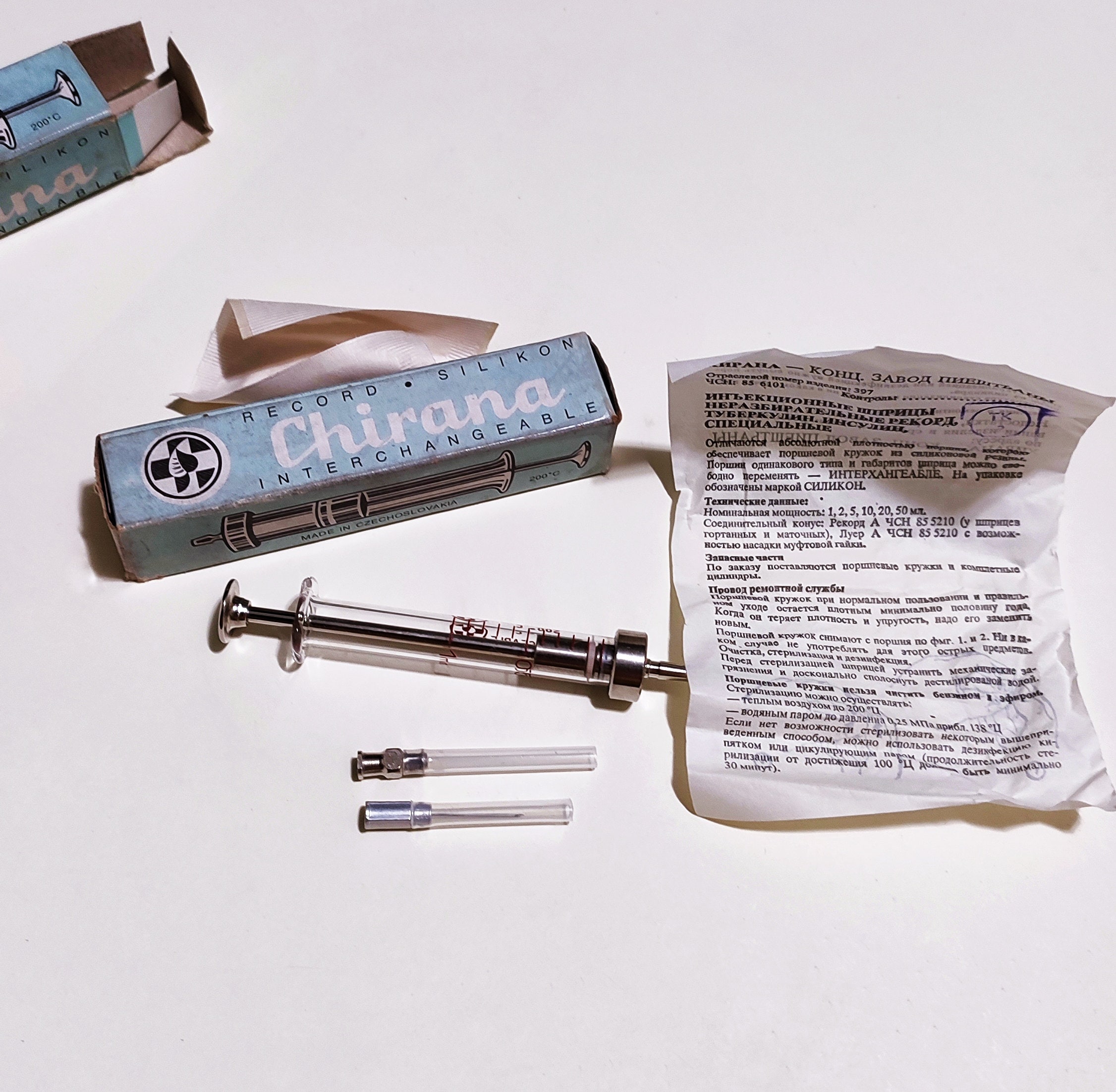 Medical Glass Syringe, Vintage Medical Tools, Medical Instrument ...