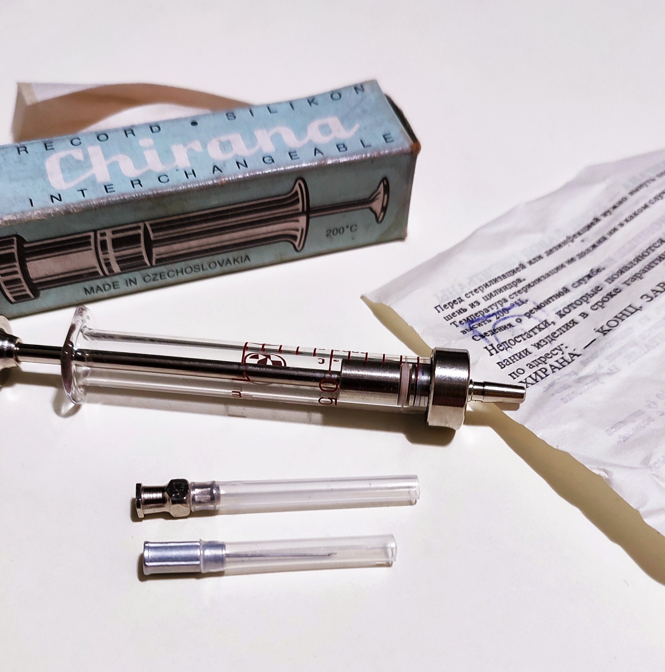 Medical Glass Syringe, Vintage Medical Tools, Medical Instrument ...