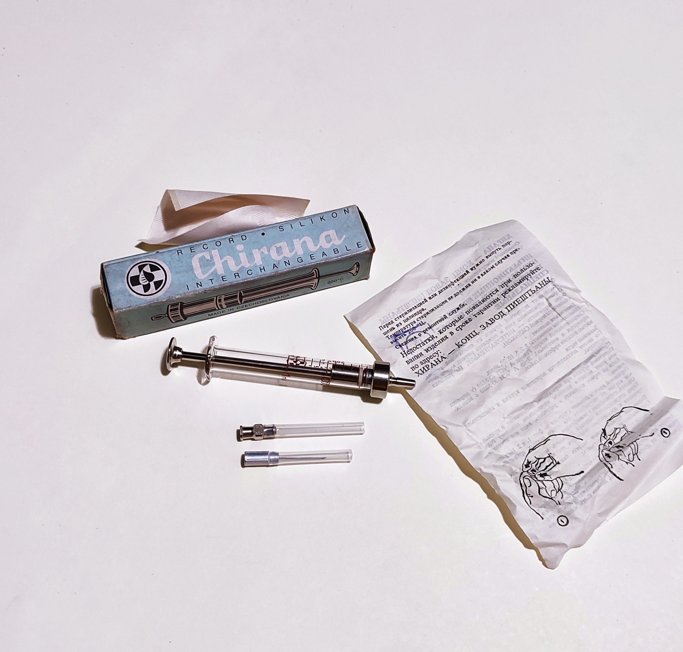 Medical Glass Syringe, Vintage Medical Tools, Medical Instrument ...