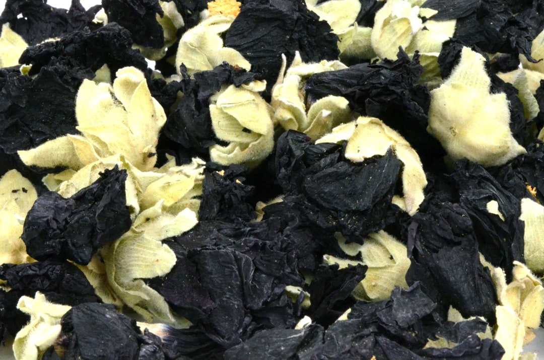 Black Mallow Hollyhock 250g 1kg Edible Dried Flowers Tea Arts Crafts ...