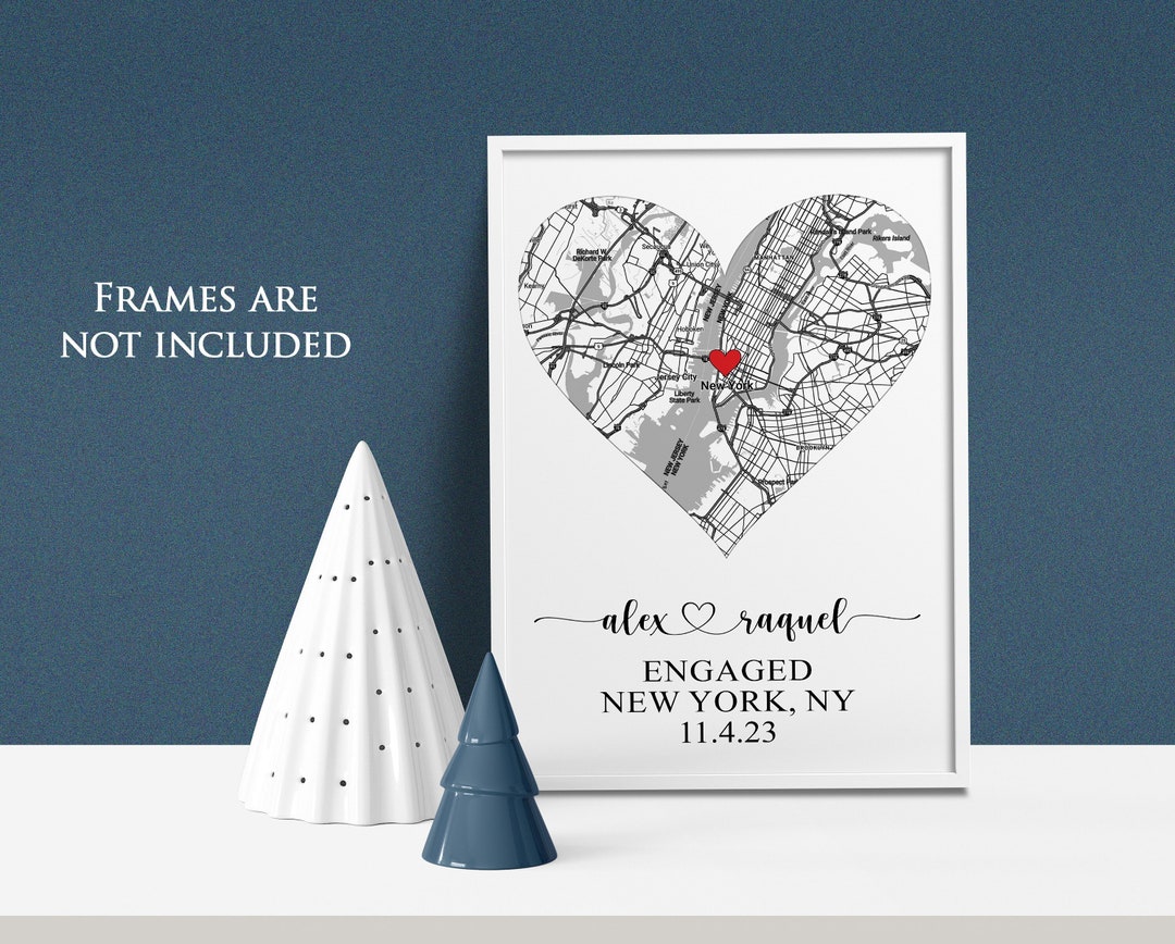 Engagement Gifts for Couple Unique Personalized Printable Engagement ...