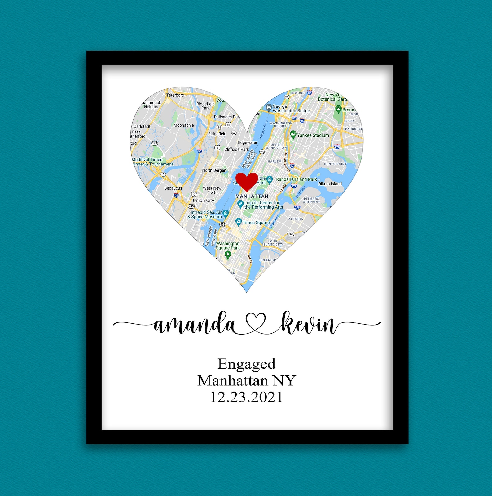 ENGAGEMENT GIFTS for Couple, Unique Personalized Printable Engagement ...