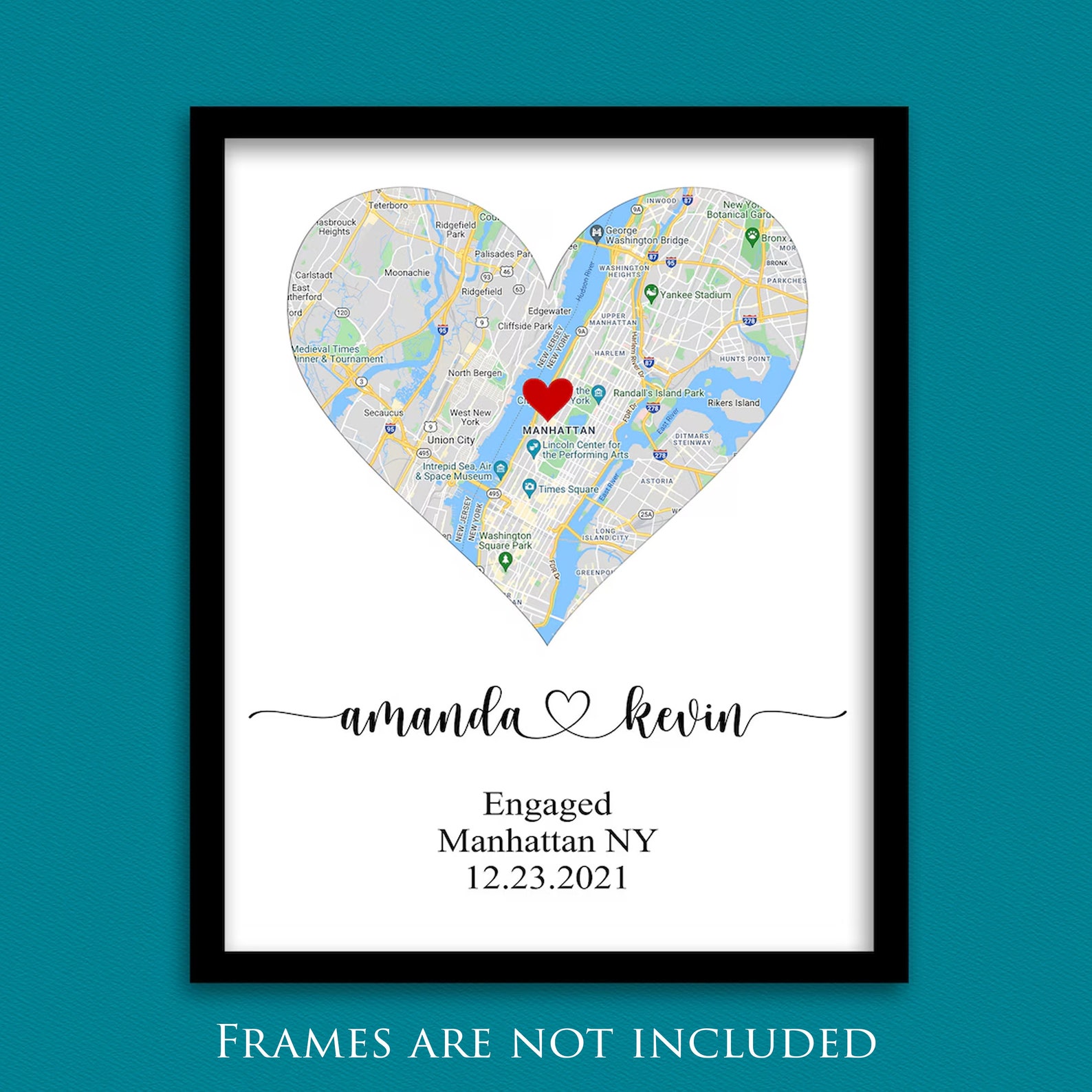 ENGAGEMENT GIFTS for Couple, Unique Personalized Printable Engagement ...
