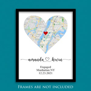 ENGAGEMENT GIFTS for Couple, Unique Personalized Printable Engagement ...
