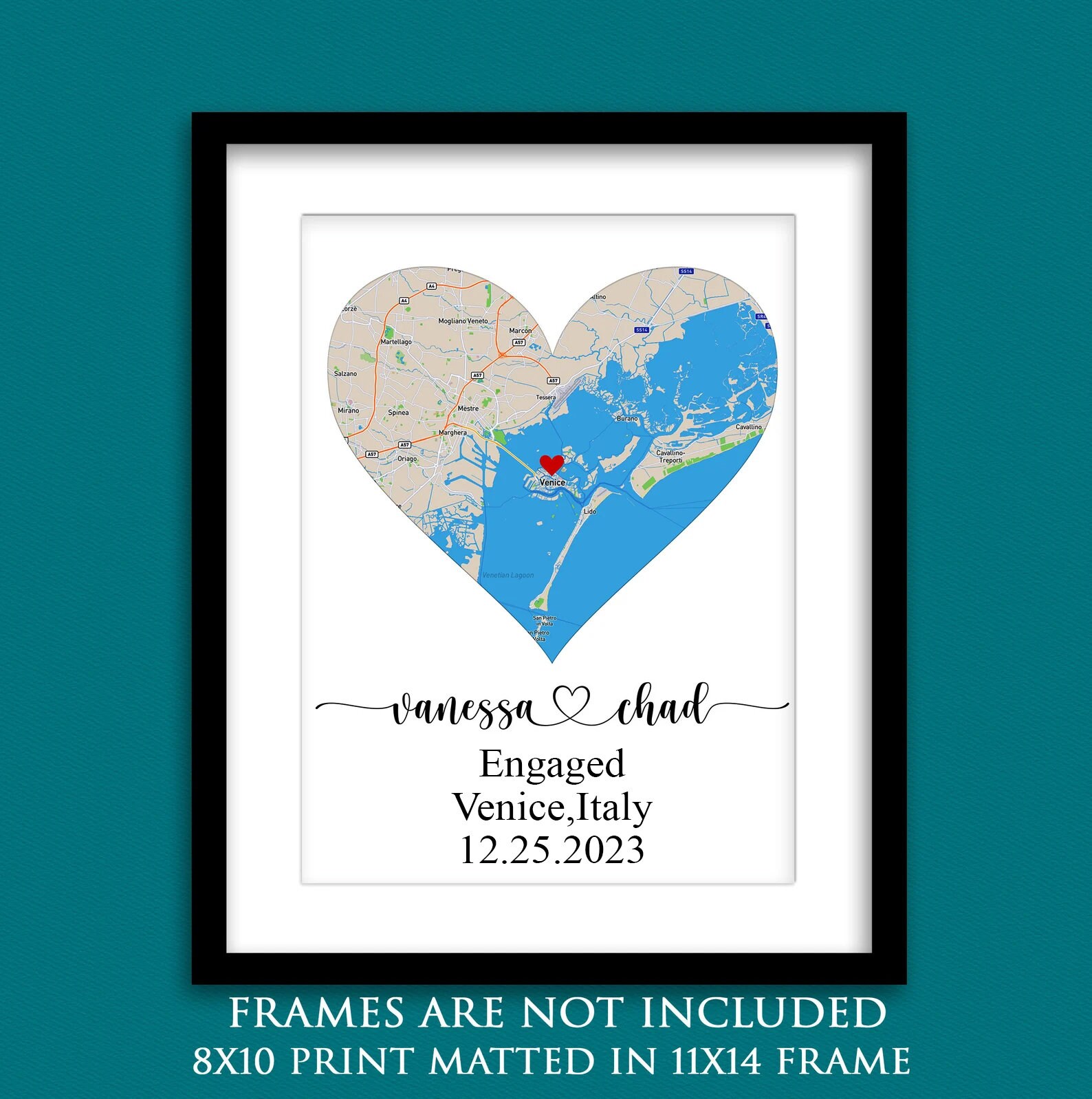ENGAGEMENT GIFTS for Couple, Unique Personalized Printable Engagement ...