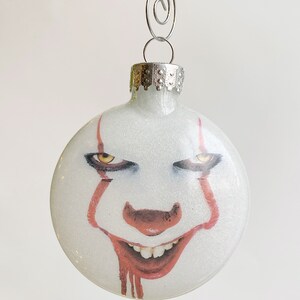 Pennywise Glass Ornament // Christmas // Halloween // Horror - Etsy