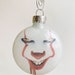 Pennywise Glass Ornament // Christmas // Halloween // Horror - Etsy