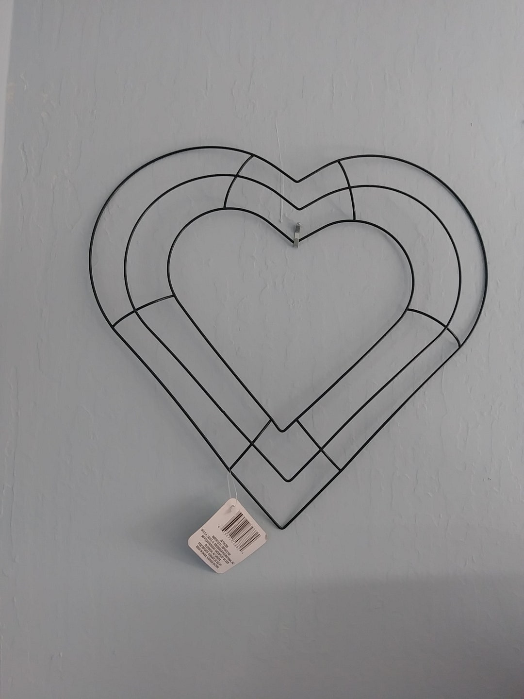 3 Heart-shaped Metal Wreath Forms 12x13.375 Inch - Etsy