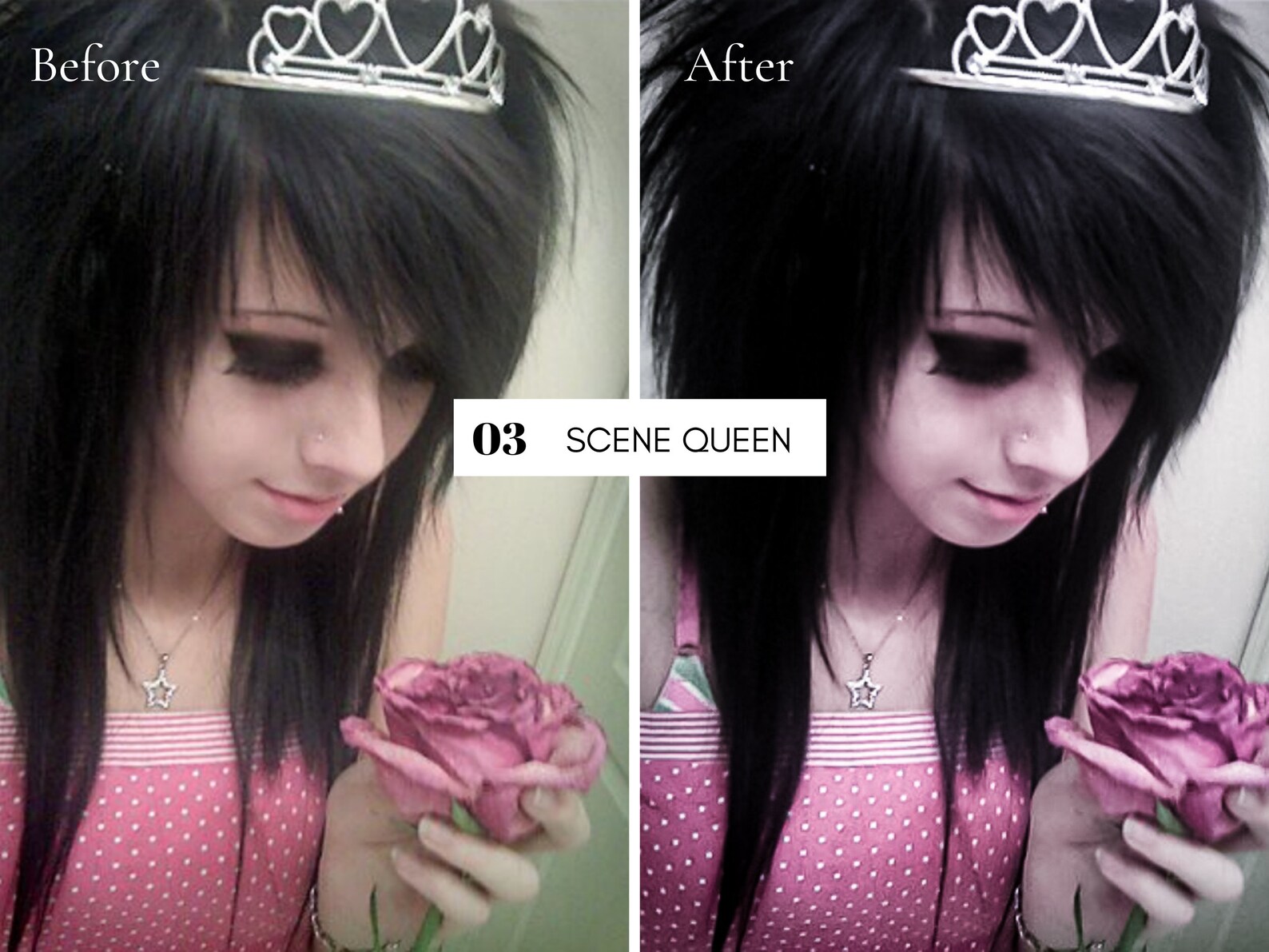 5 Emo LIGHTROOM Presets Mobile Desktop - Scene Kid - Mall Goth - Goth ... 5 Emo LIGHTROOM Presets Mobile Desktop - Scene Kid - Mall Goth - Goth ...