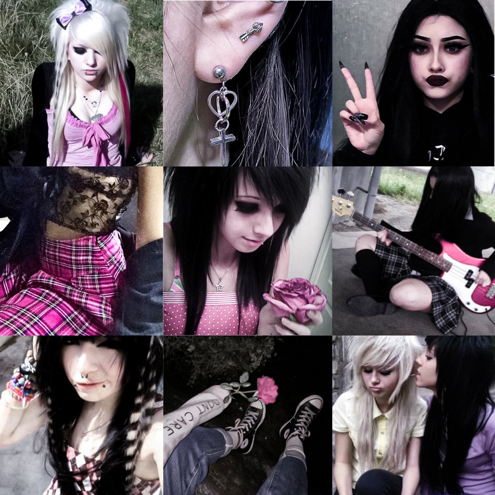 5 Emo LIGHTROOM Presets Mobile Desktop - Scene Kid - Mall Goth - Goth ...
