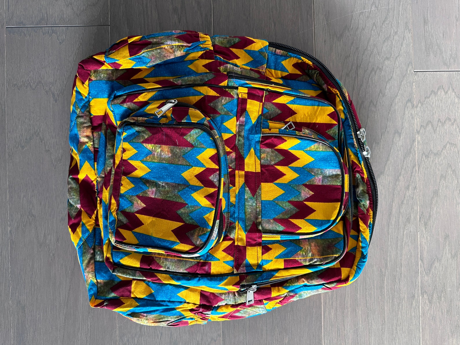 Large Batik Backpack - Etsy UK