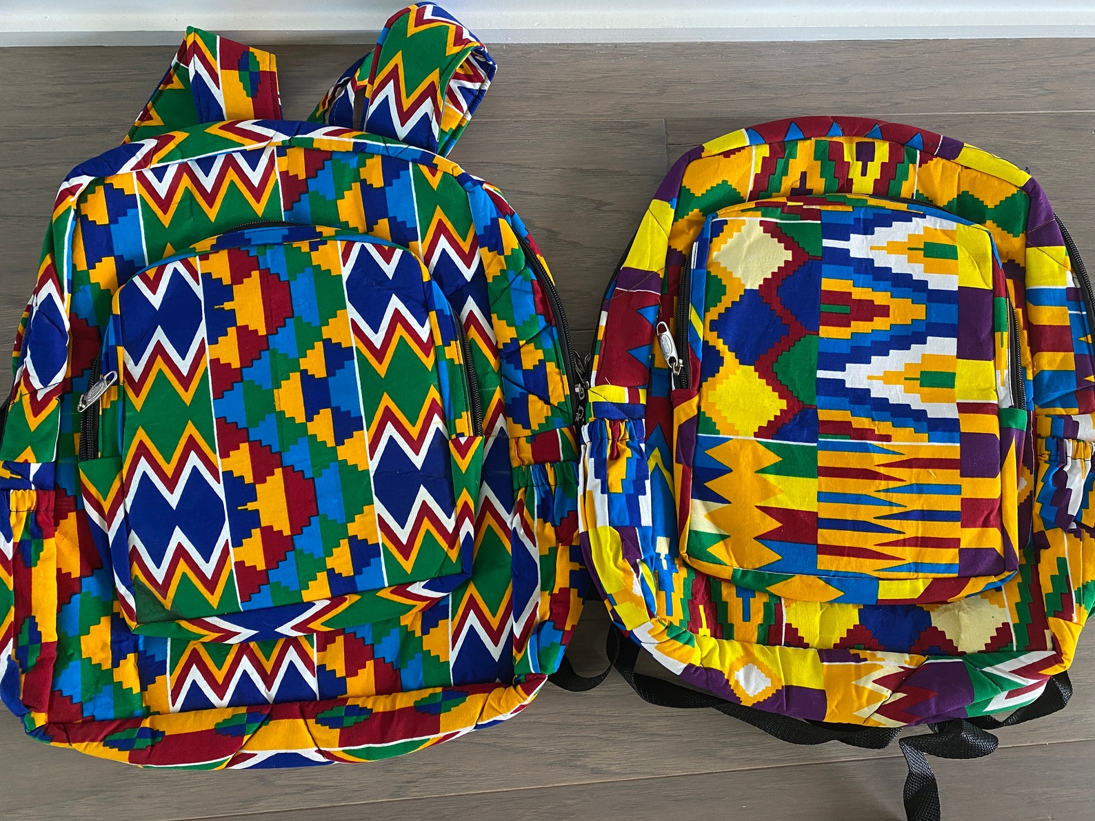 Small Ghanaian Fabric Backpack - Etsy