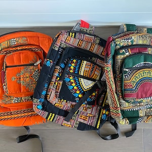 Large Batik Backpack - Etsy UK