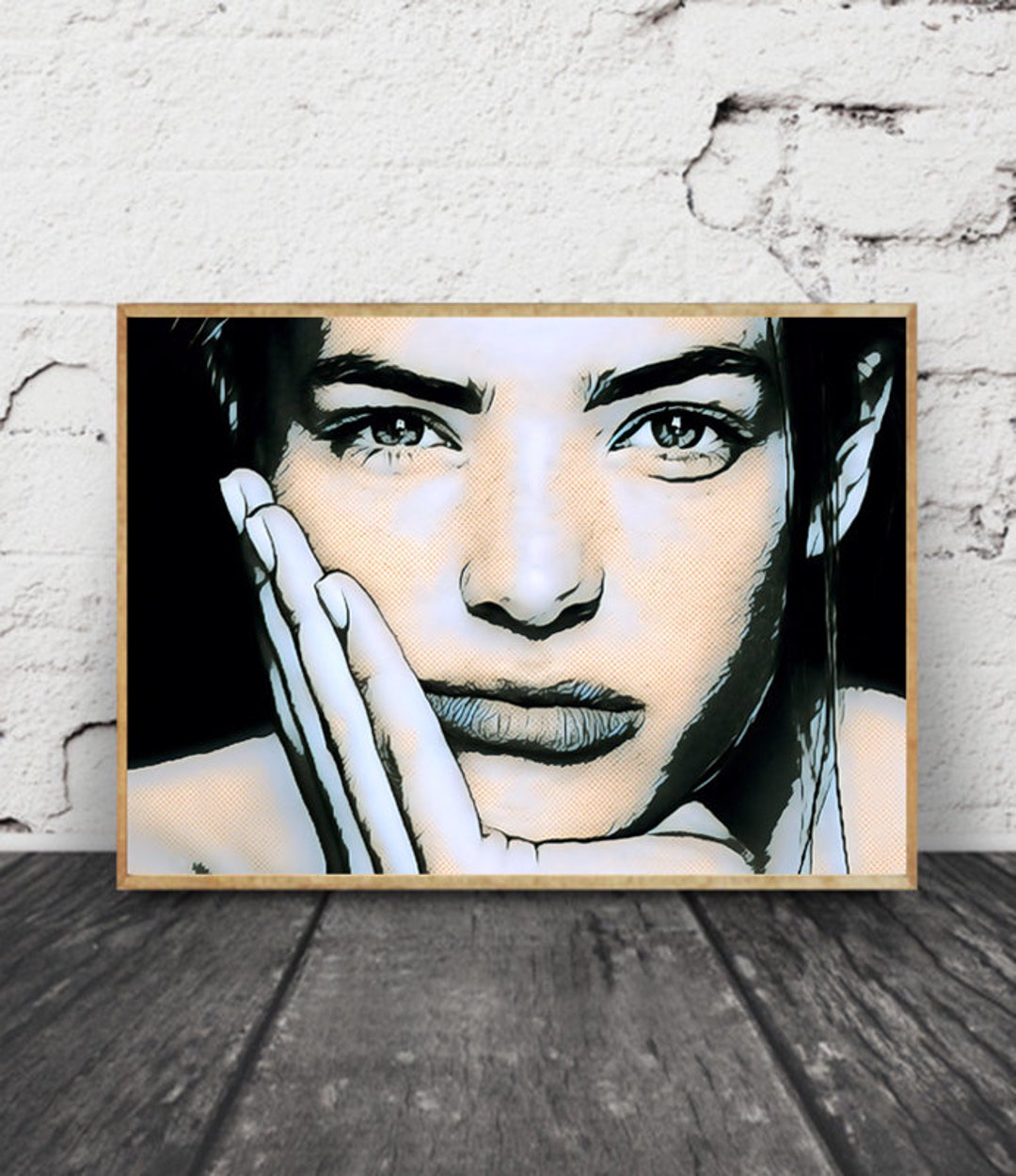 Portrait Wall Art, Modern Wall Decor, Print From the Original, Modern ...