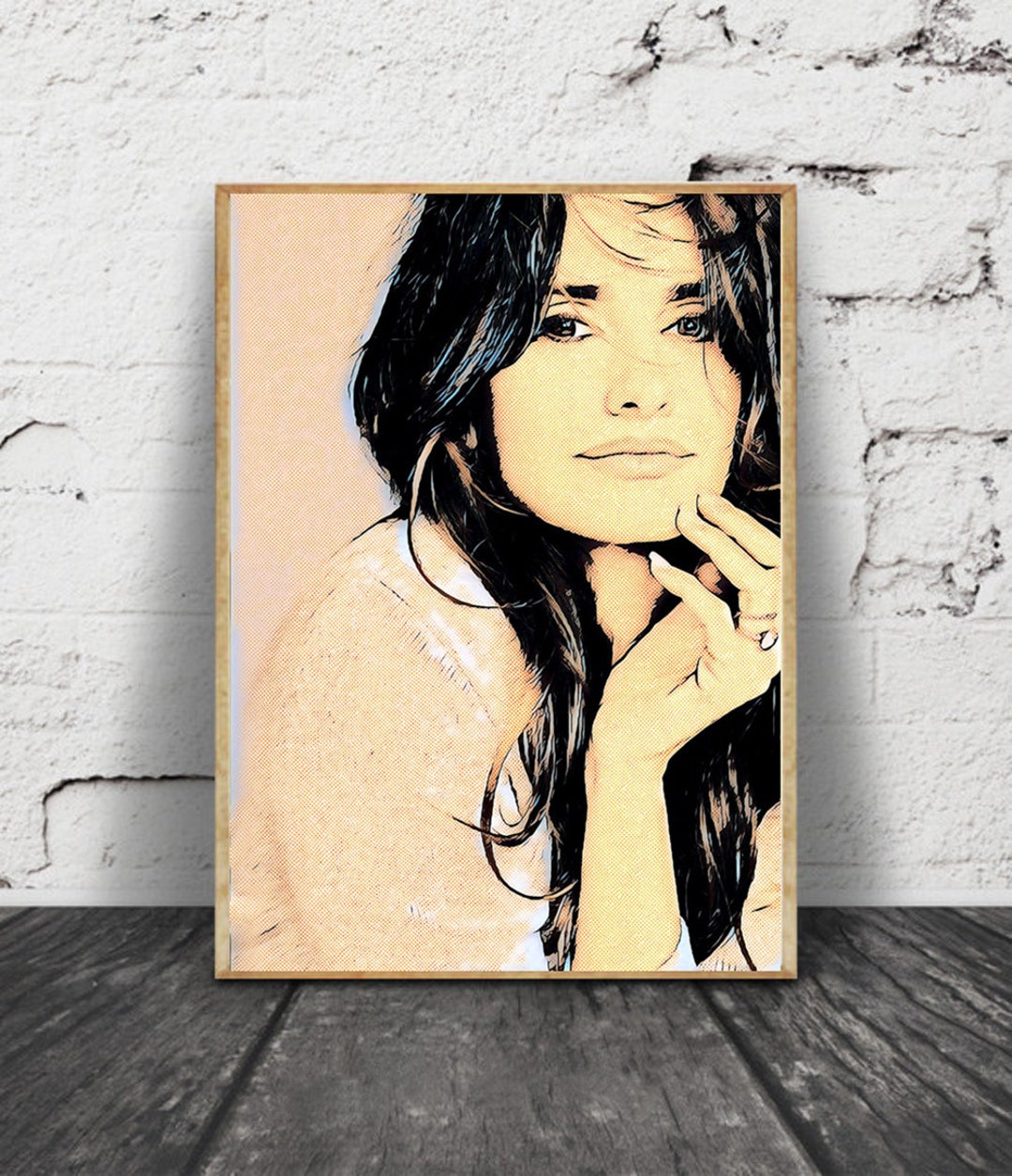 Penelope Cruz Poster, Movie Star Art Poster, Penelope Cruz Art Print ...