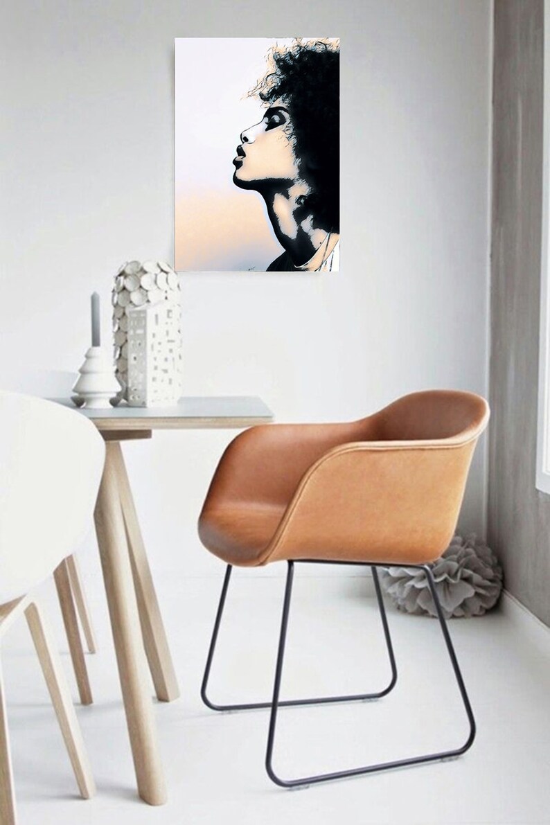 Modern Art Portrait, Female Portrait, Modern Wall Art, Portrait Art ...