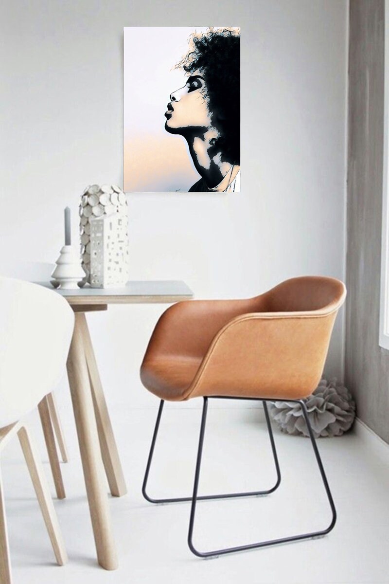 Modern Art Portrait, Female Portrait, Modern Wall Art, Portrait Art ...