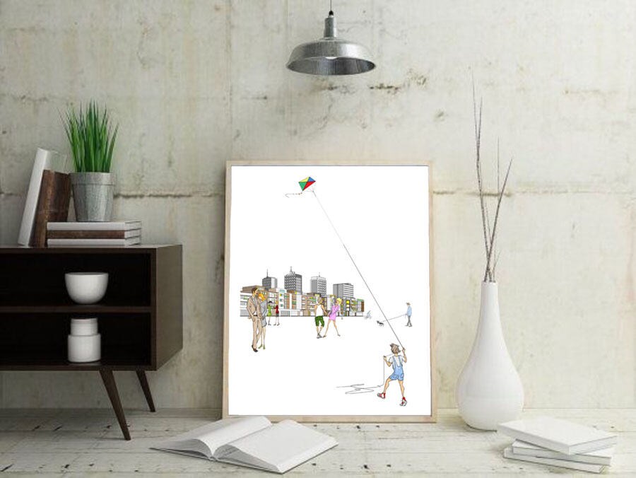 Urban Art, Urban Decor, Urban Wall Art, Best Gift Ever, Wall Art Print ...