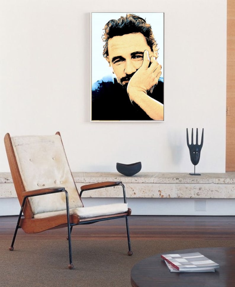 James Franco Art Print, Movie Art Poster, James Franco Canvas Art ...