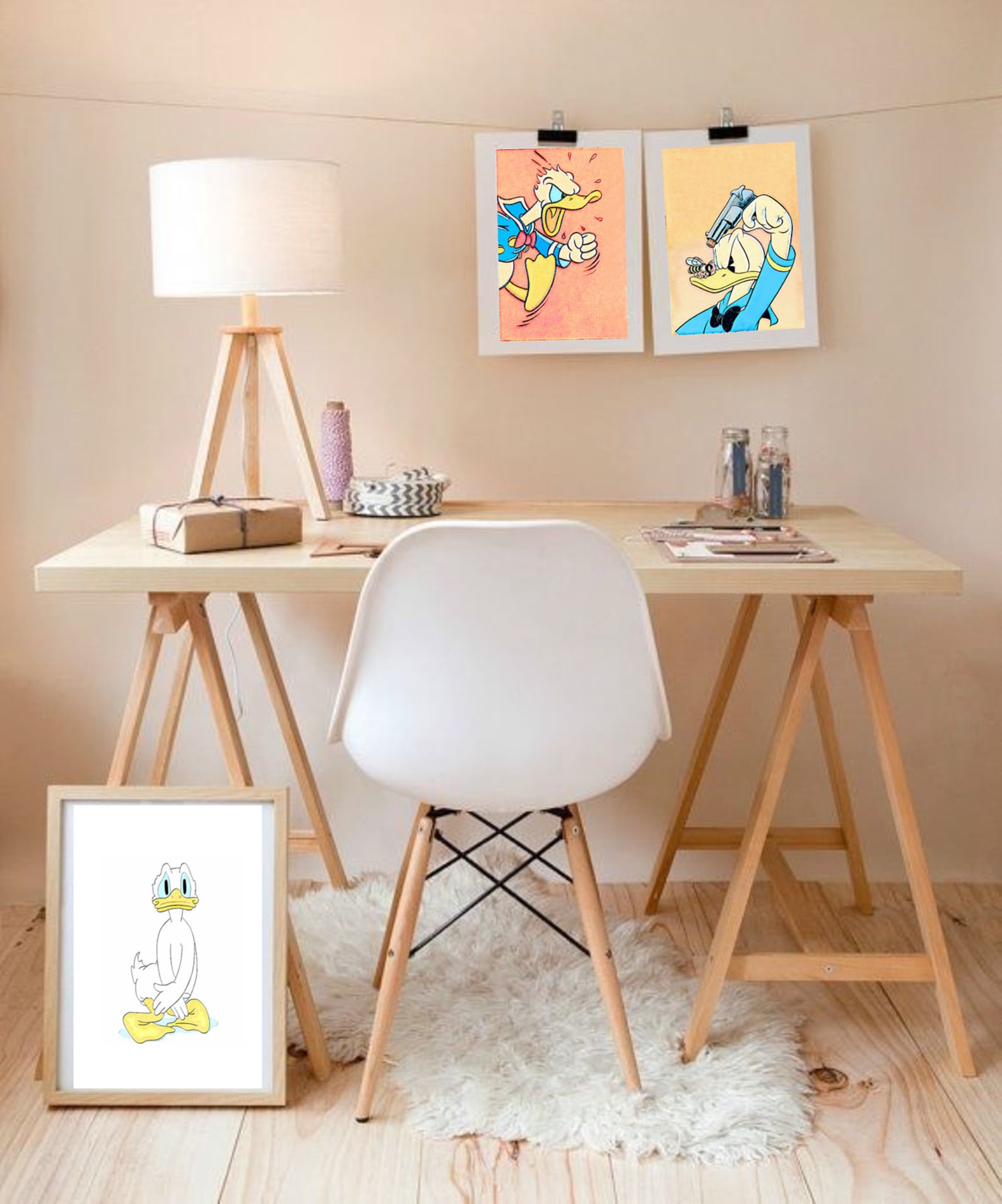 Cartoon Art, Donald Duck Poster, Cartoon Art Print, Donald Duck Canvas ...
