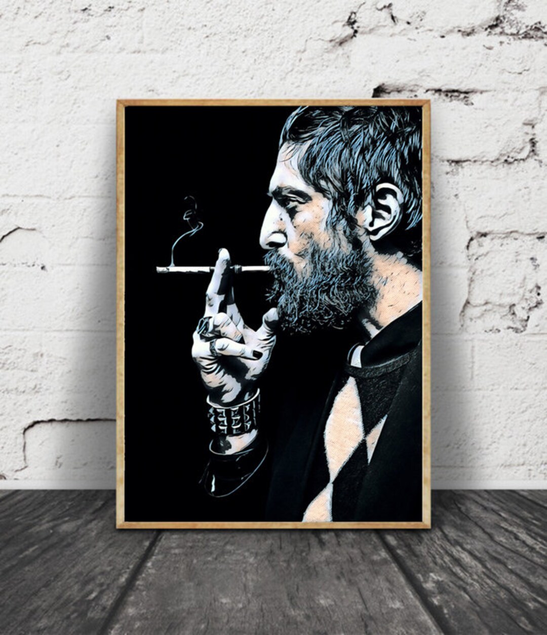 Modern Art Portrait, Modern Wall Decor, Portrait Art Print, Canvas Art ...