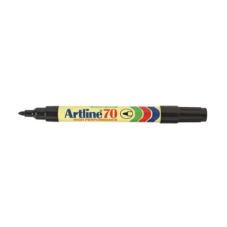 12 Artline 70 High Performance Black Blue Green Red Permanent - Etsy