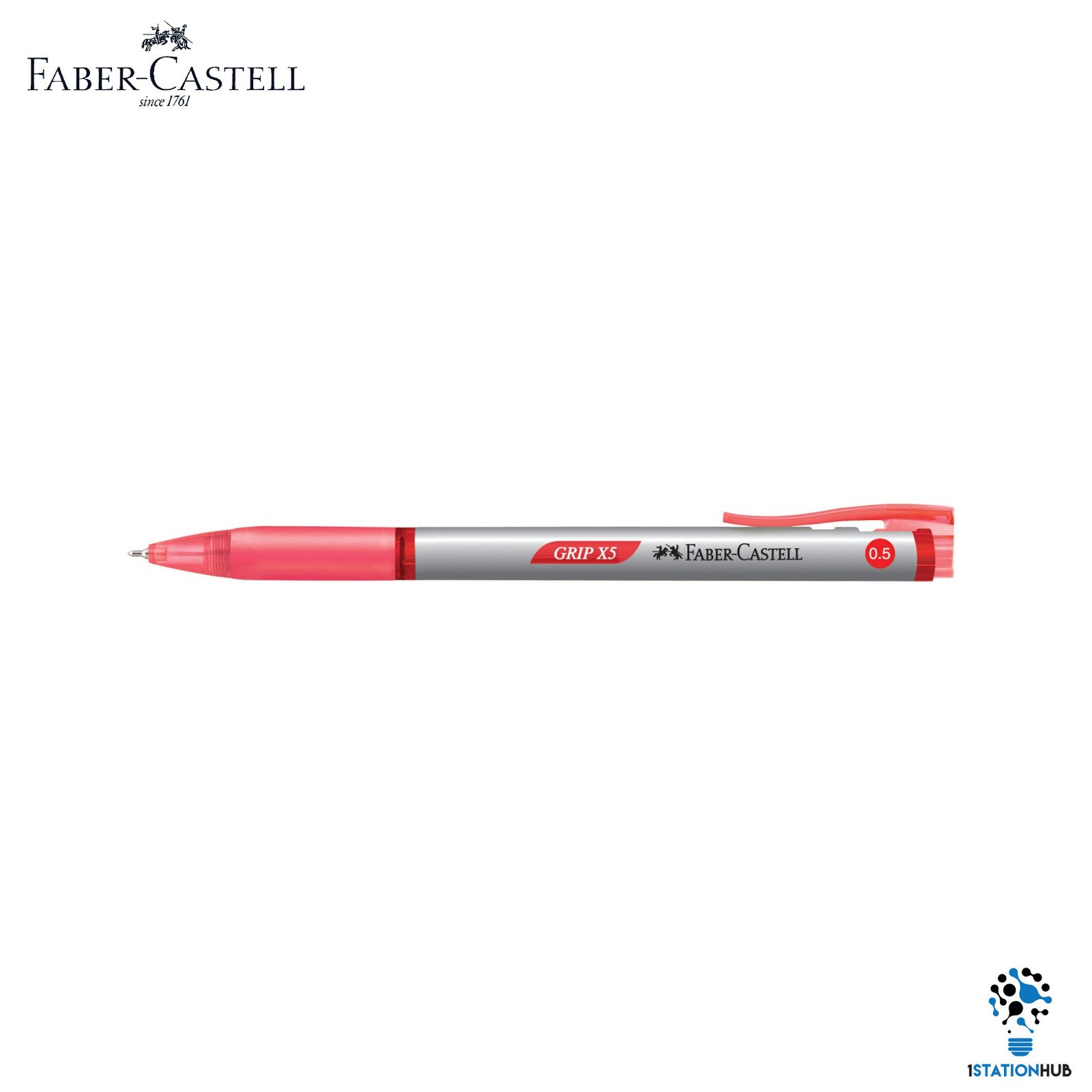 Faber Castell Grip X5 Bolígrafo retráctil de 05 mm / Escuela - Etsy España