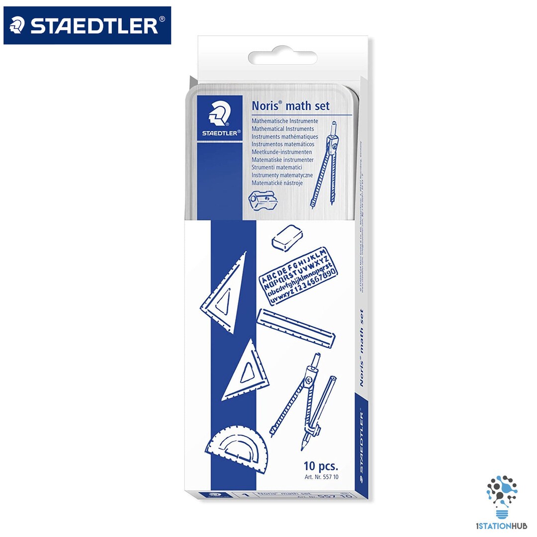 Staedtler 557 Noris Club Math Set | Back to School Mathematical ...
