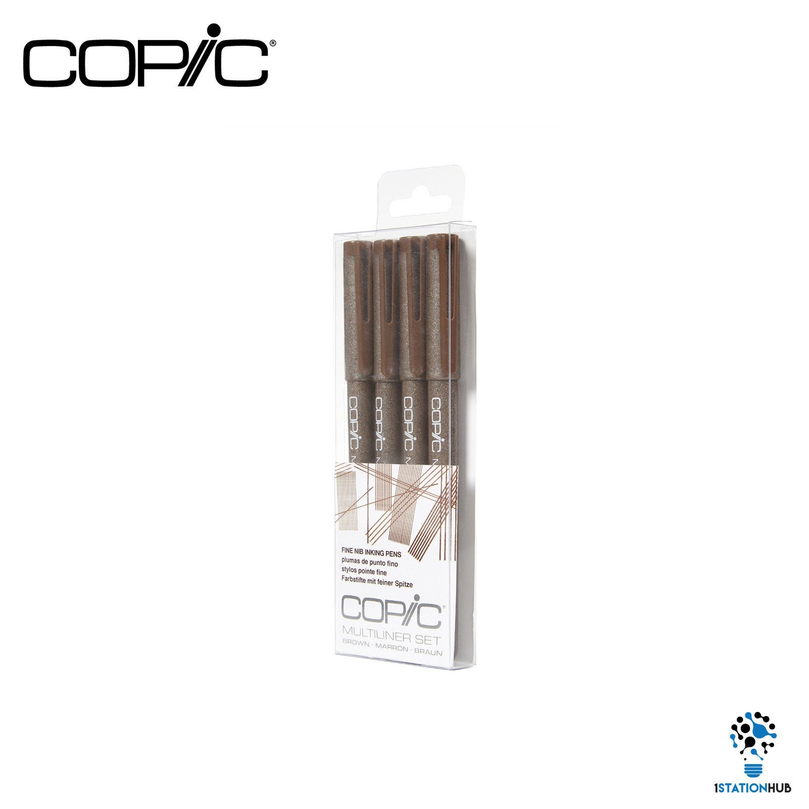 Copic Multiliner 4 Pieces Pen Set Color Ink Design Sketch - Etsy