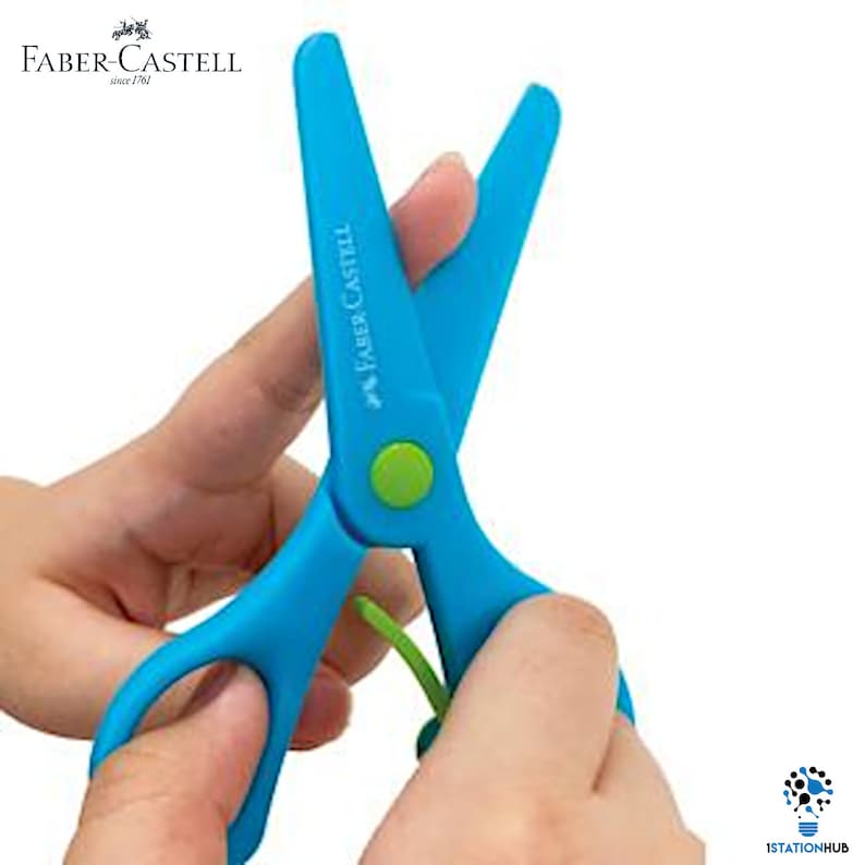 Faber Castell Spring Kids Scissors Children Toddler Safety - Etsy