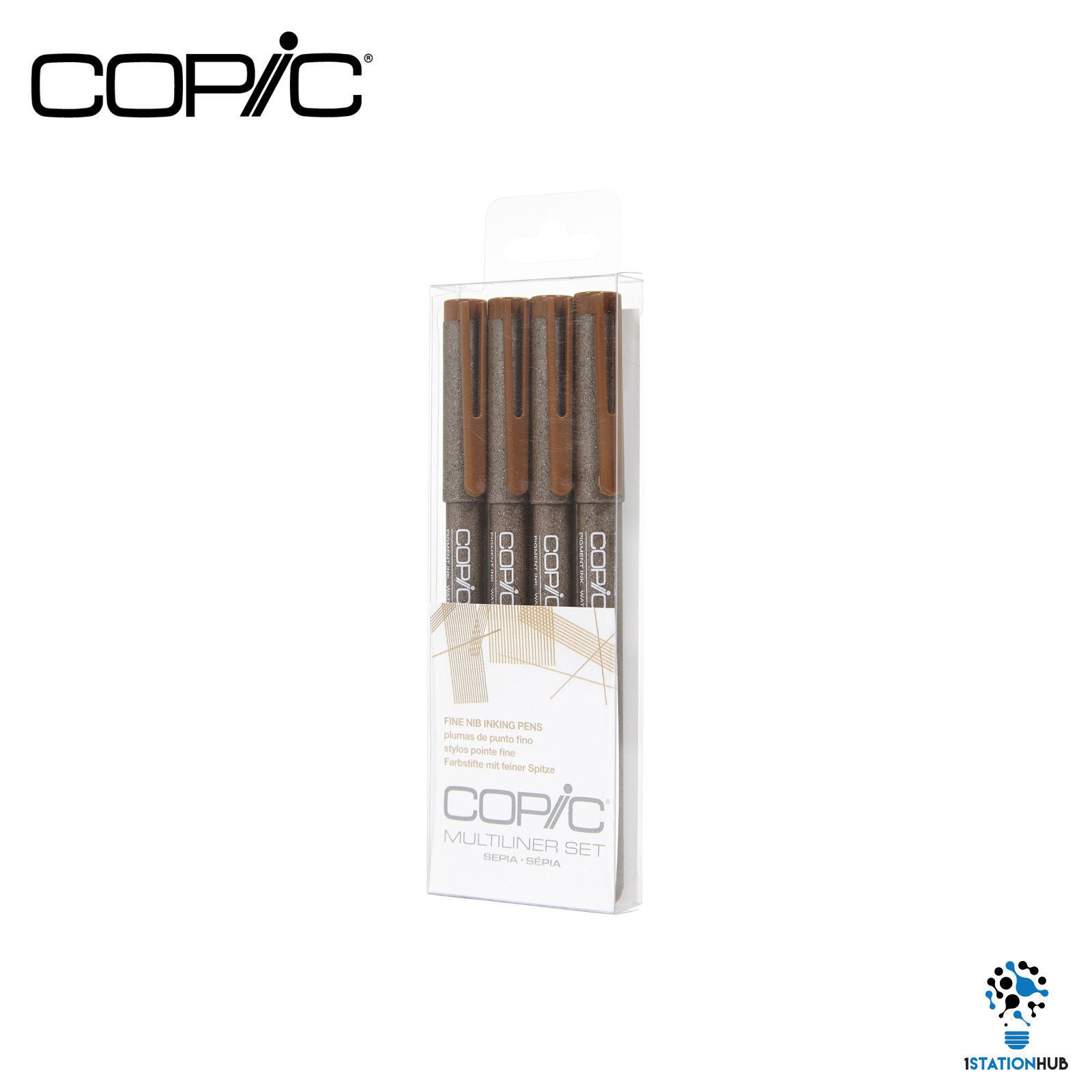 Copic Multiliner 4 Pieces Pen Set Color Ink Design Sketch - Etsy