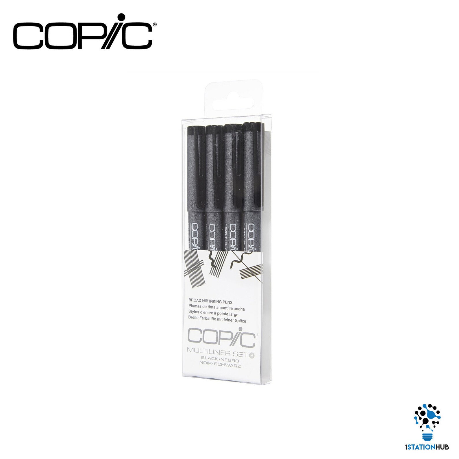 Copic Multiliner 4 Pieces Pen Set Color Ink Design Sketch - Etsy