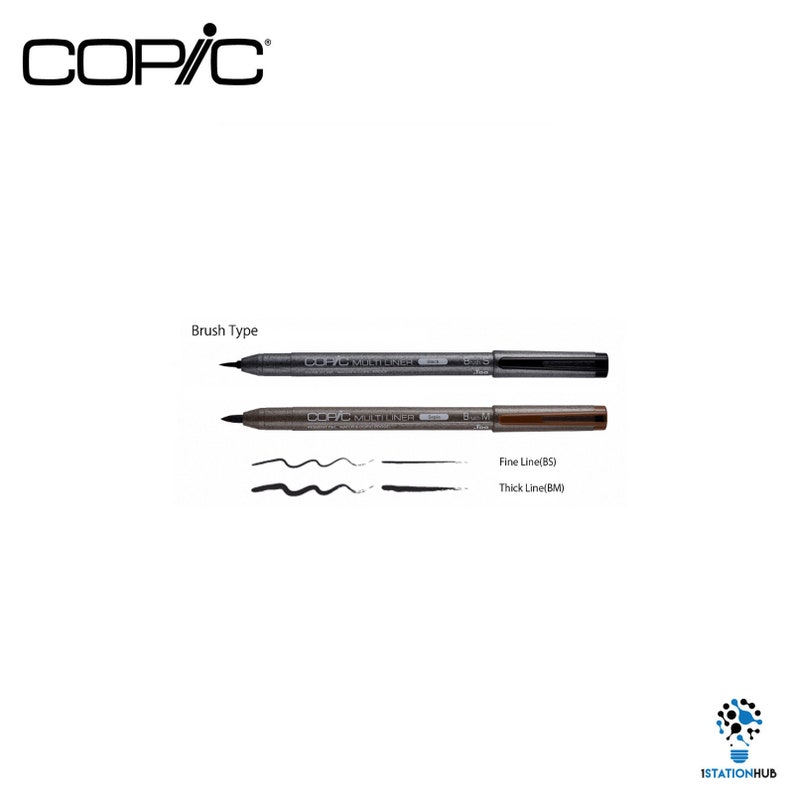 Copic Multiliner 4 Pieces Pen Set Color Ink Design Sketch - Etsy
