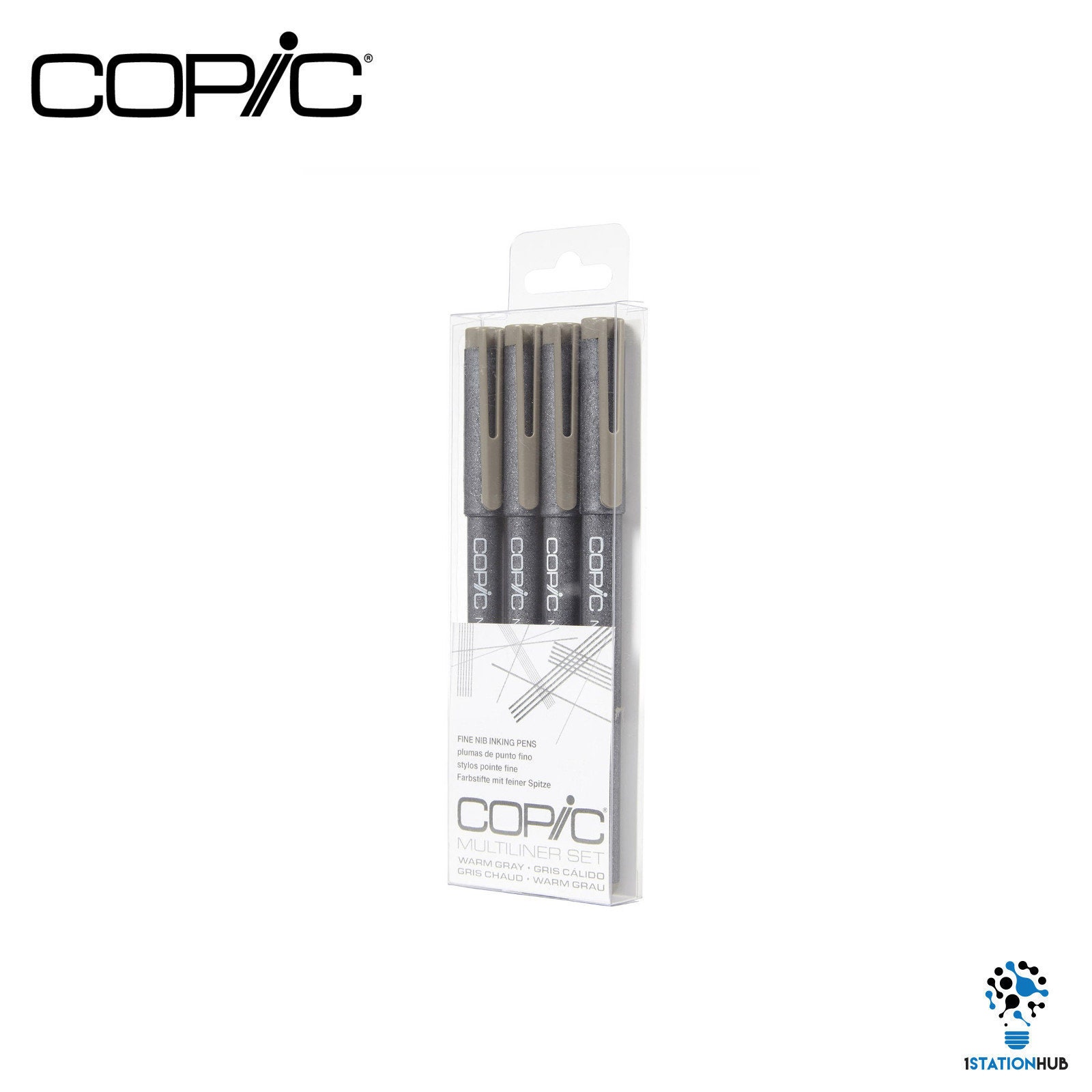 Copic Multiliner 4 Pieces Pen Set Color Ink Design Sketch - Etsy