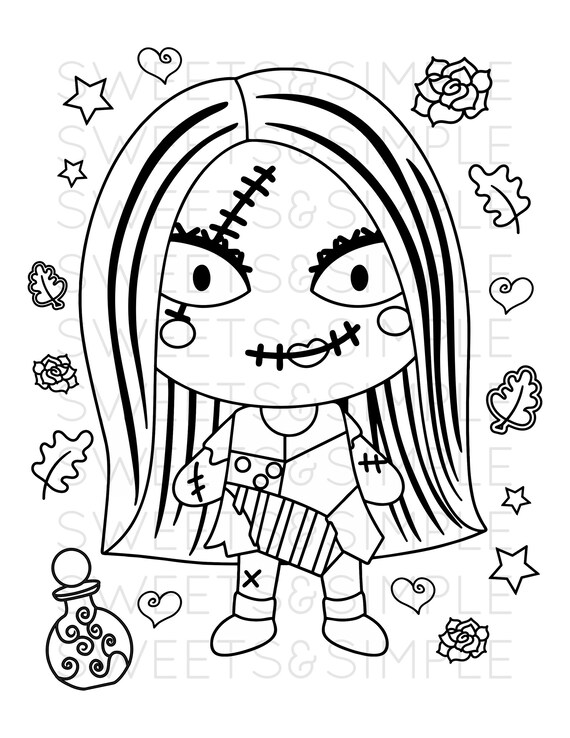 Rag Doll Coloring Page
