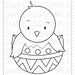 Easter Coloring Page, Easter Coloring Sheet, Baby Chick, Easter Egg ...
