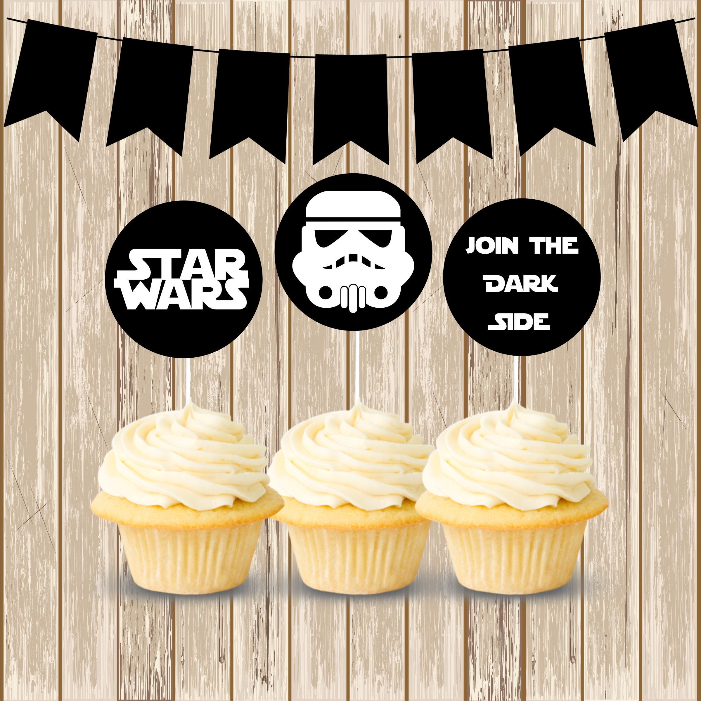 Star Wars Cupcake Toppers Printable