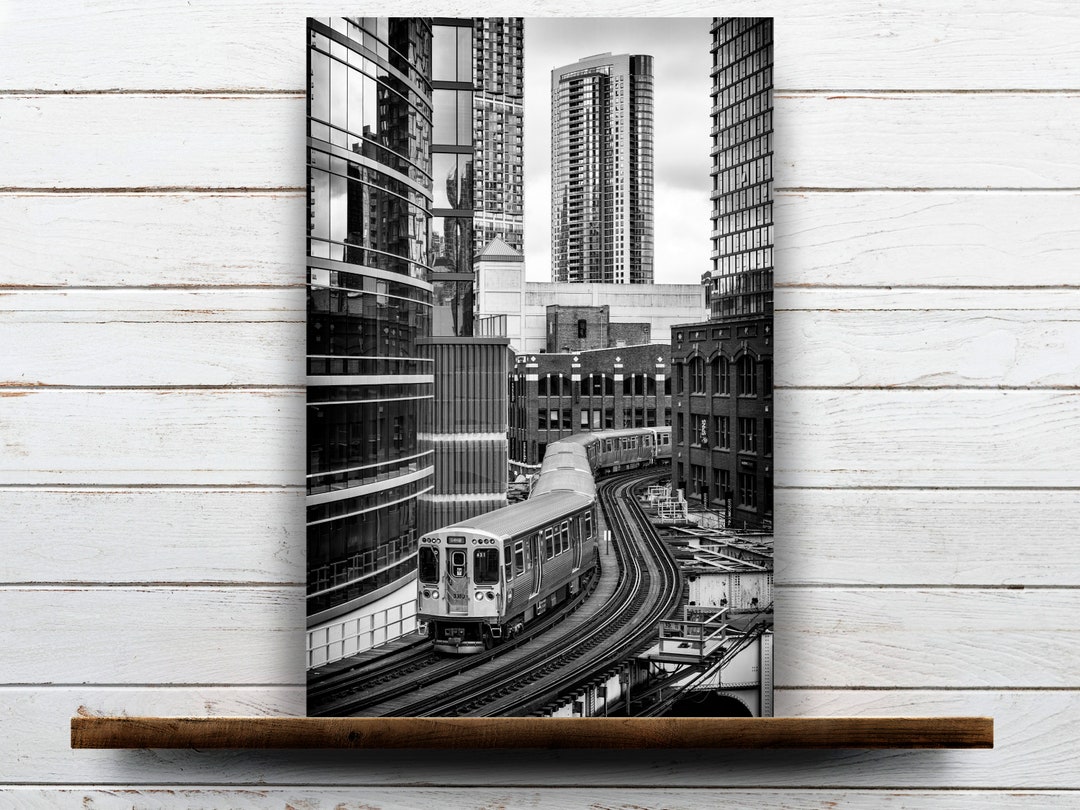 Hubbard and Wells - Classic Chicago L Train Photography, CTA ...