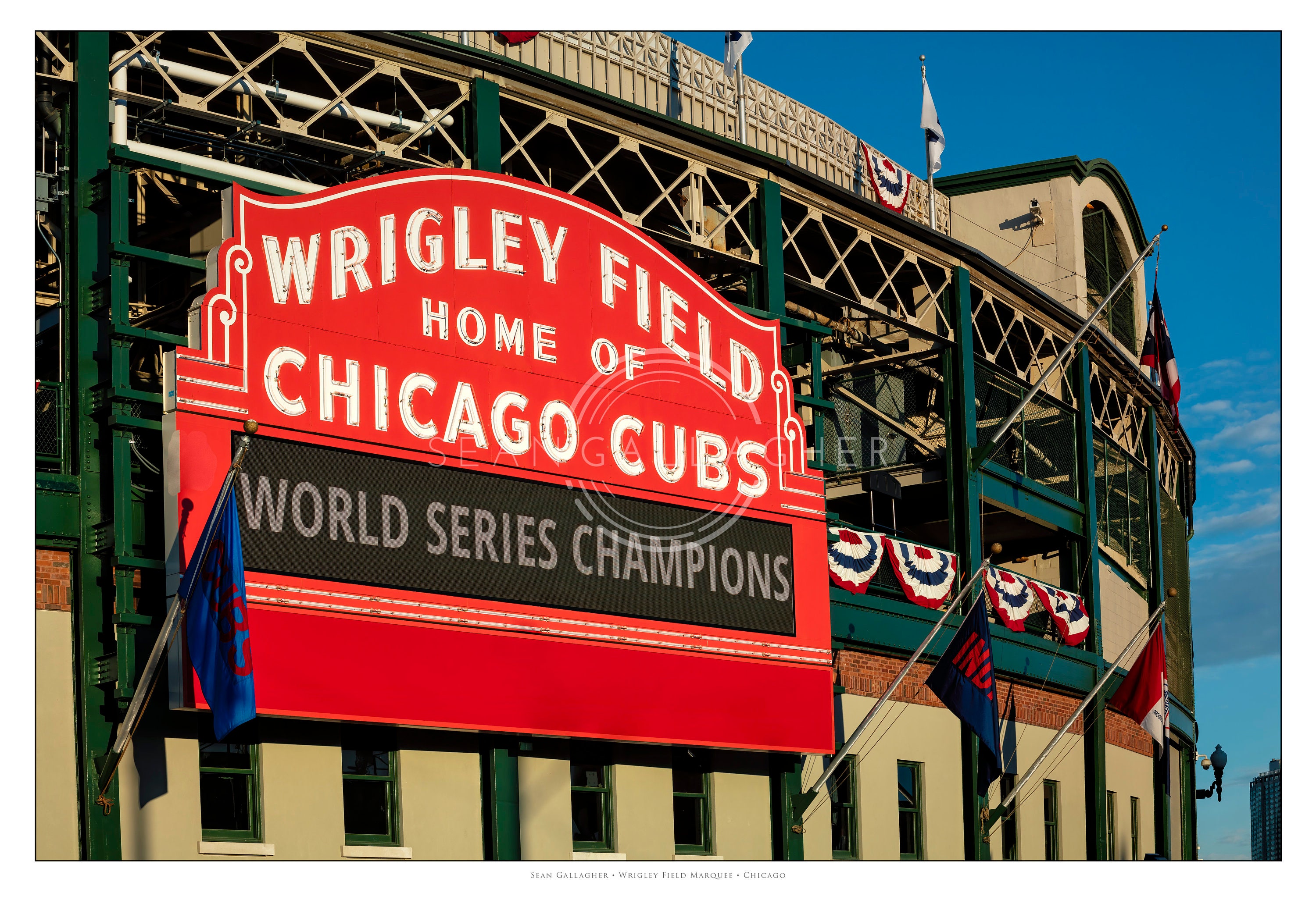 Wrigley Field Marquee World Series Cubs Chicago Cubs Decor - Etsy