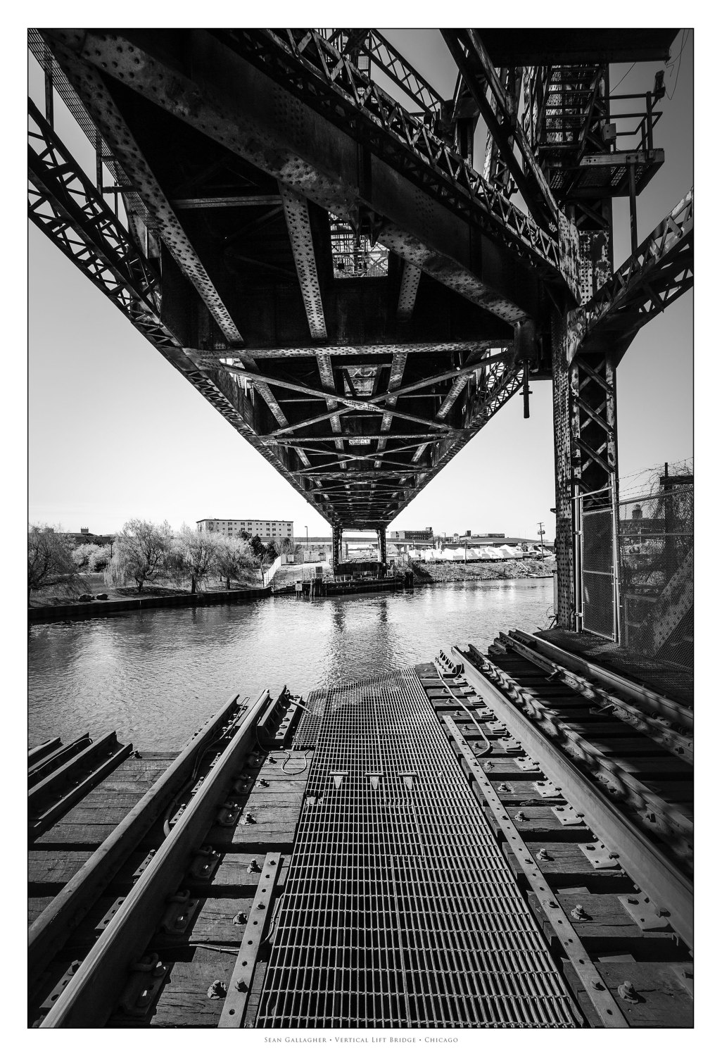 Vertical Lift Bridge Chicago Train Urban Wall Art Train | Etsy