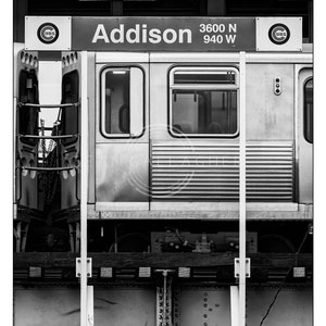 Addison Red Line Chicago Cubs Decor, Chicago Sports Fan, Chicago Wall ...