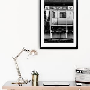 Addison Red Line Chicago Cubs Decor, Chicago Sports Fan, Chicago Wall ...