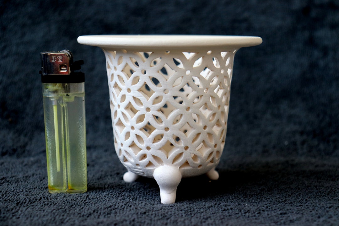 OOAK Furan Orchid Pot Fu Ran Pot Fukiran Furan Pot Gift for Mom Orchid ...