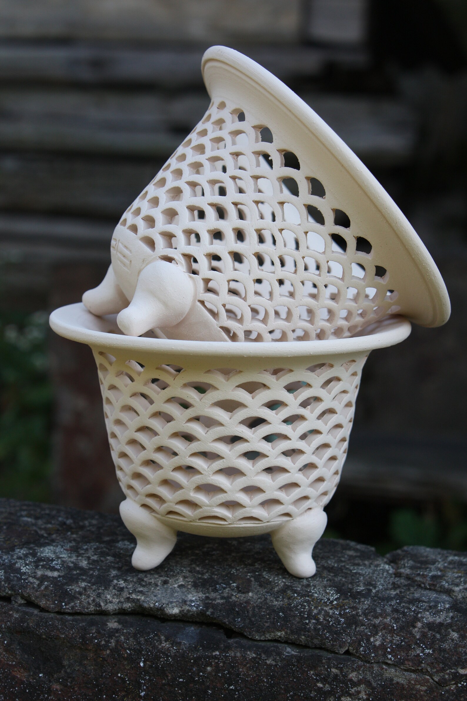 Furan Orchid Pot Fu Ran Pot Neofinetia Pot Fukiran Furan Pot - Etsy