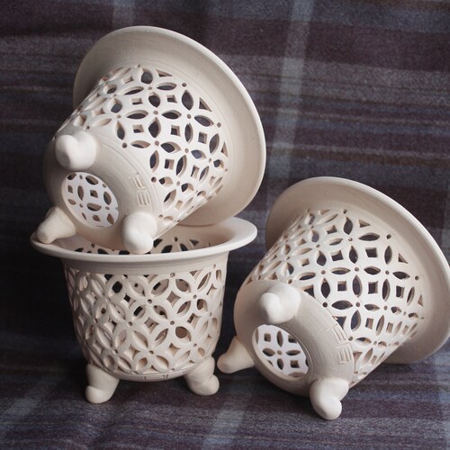 Furan Orchid Pot Fu Ran Pot Neofinetia Pot Fukiran Furan Pot - Etsy