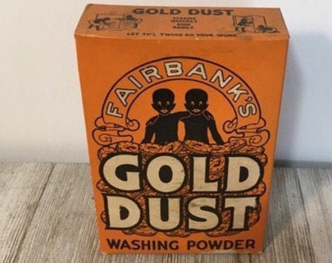 1940s Unopened Gold Dust Washing Powder Box/gold Dust Twins/lever ...