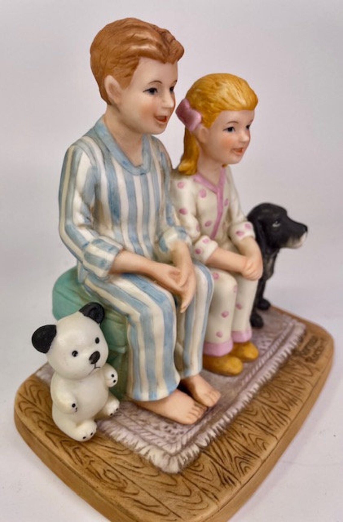 1982 Santa's Visit/norman Rockwell/porcelain Figurine - Etsy